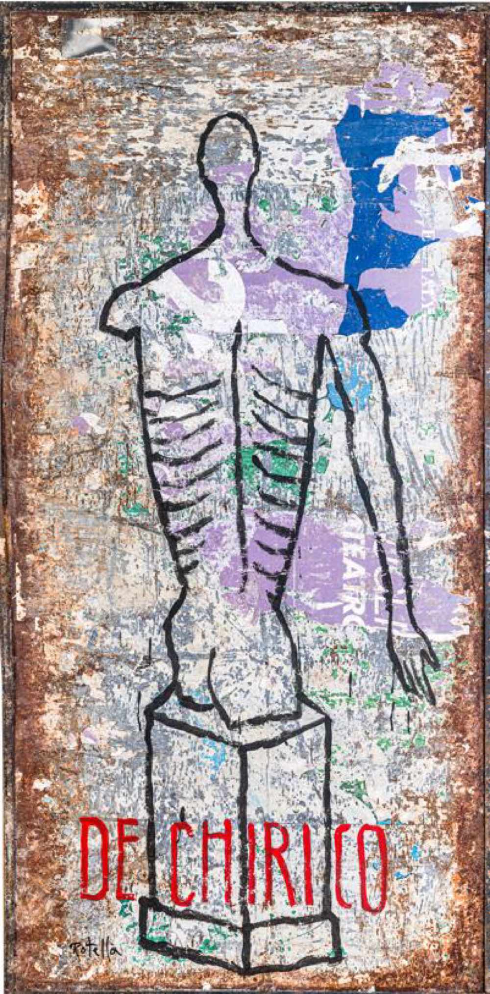 Mimmo Rotella in mostra a Forte dei Marmi